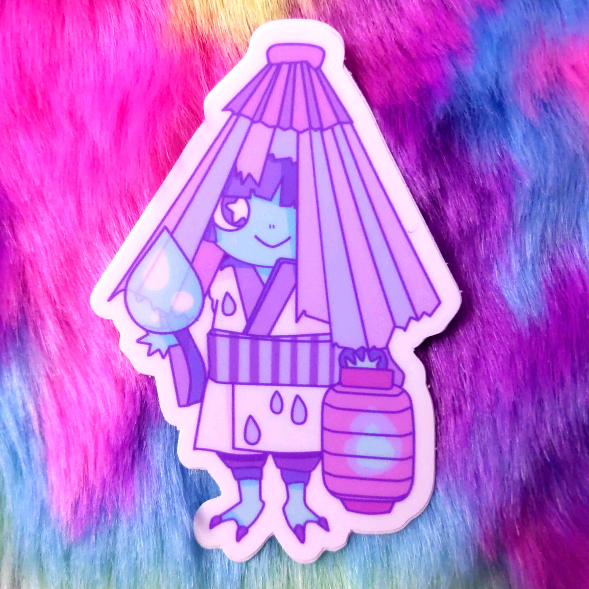 Yokai: Amefuri Kozo Vinyl Sticker – Kirakira Karakasa