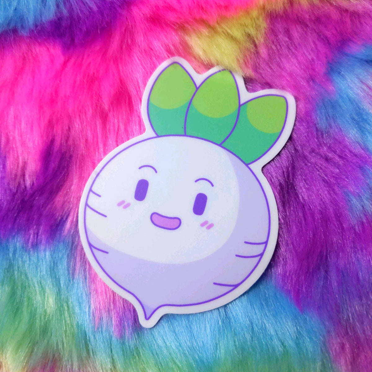 Mario: Radish Vinyl Sticker – Kirakira Karakasa