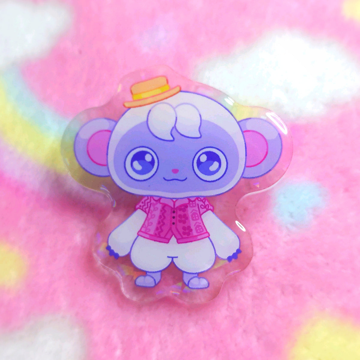 AC: Niko Acrylic Pin – Kirakira Karakasa
